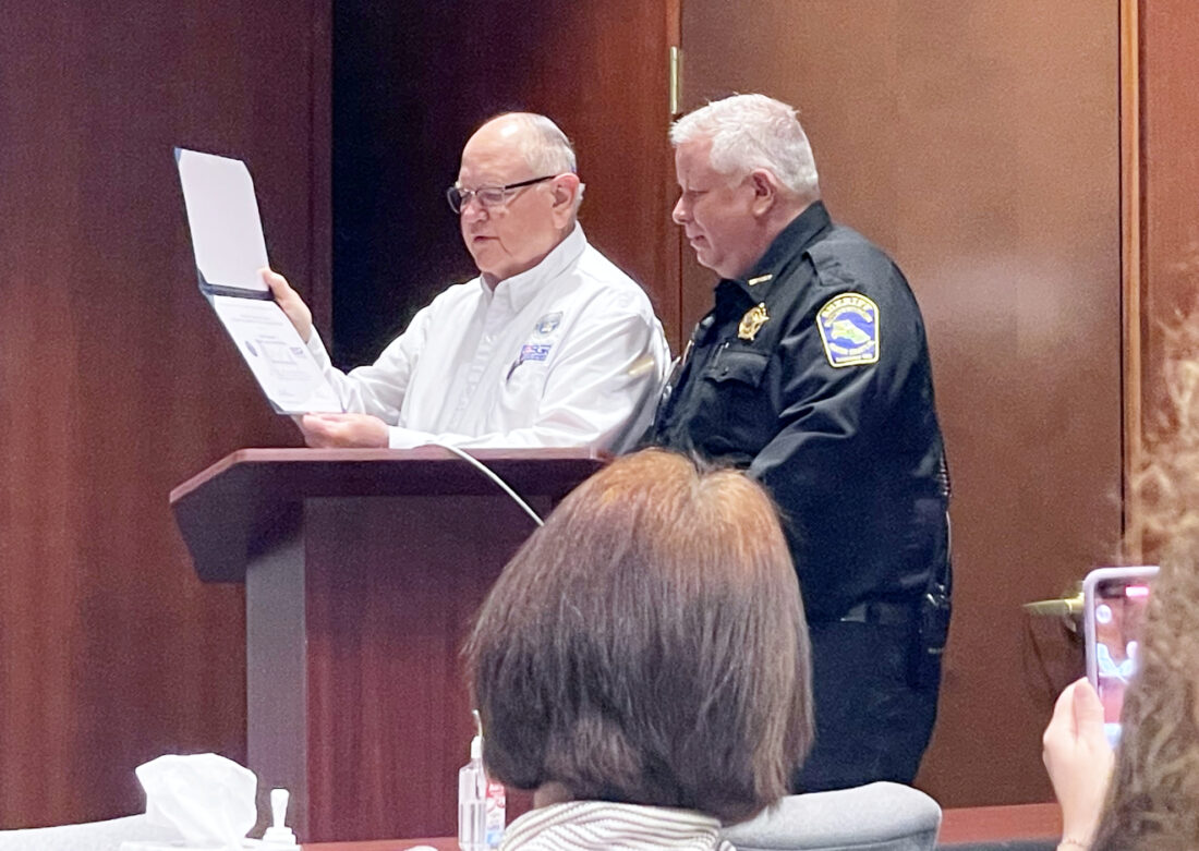 Sheriff Stover recognized for support of active duty National Guard ...